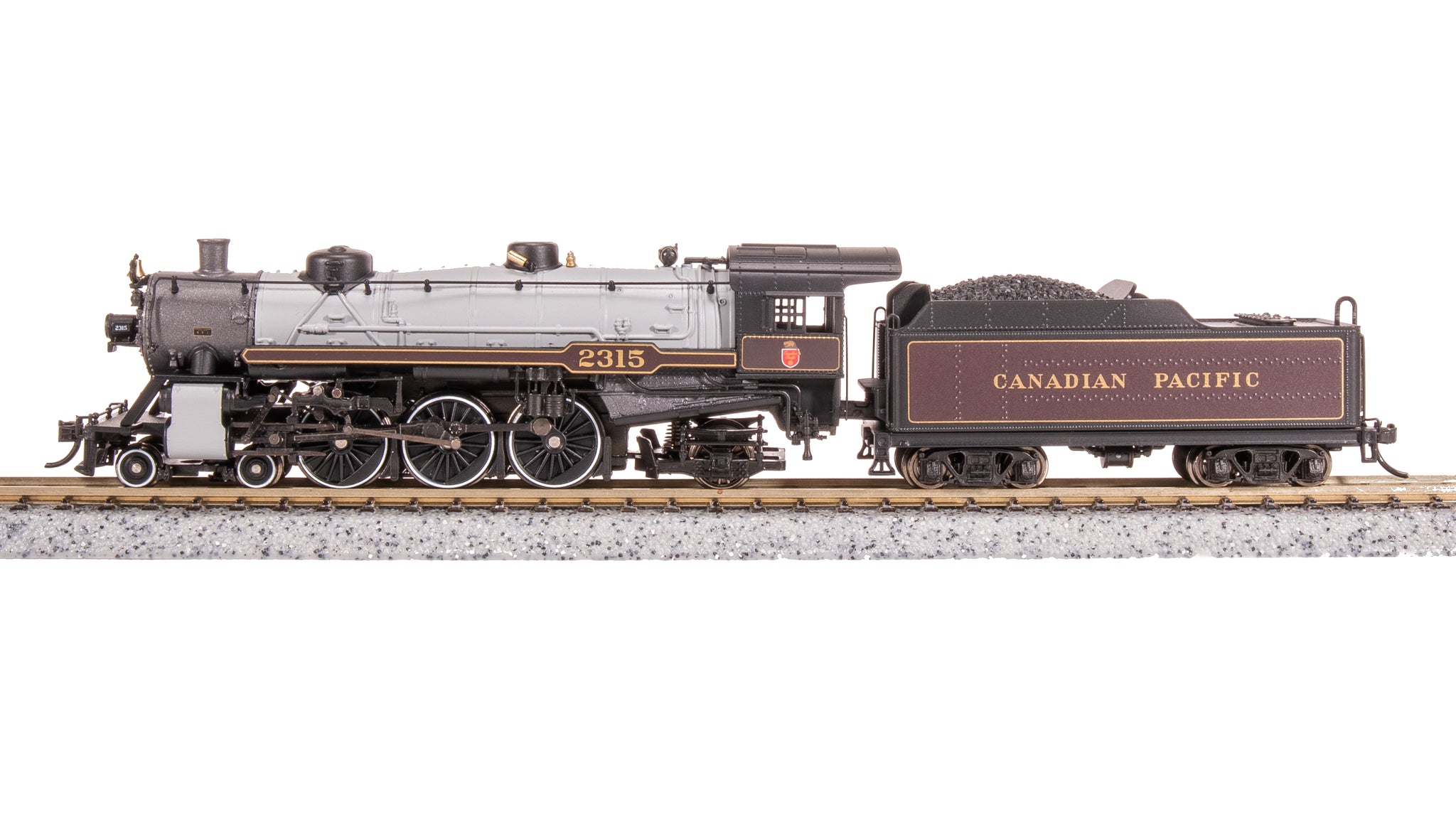 8002 Light Pacific 4-6-2, CP 2320, Maroon & Gray, Paragon4 Sound/DC/DC