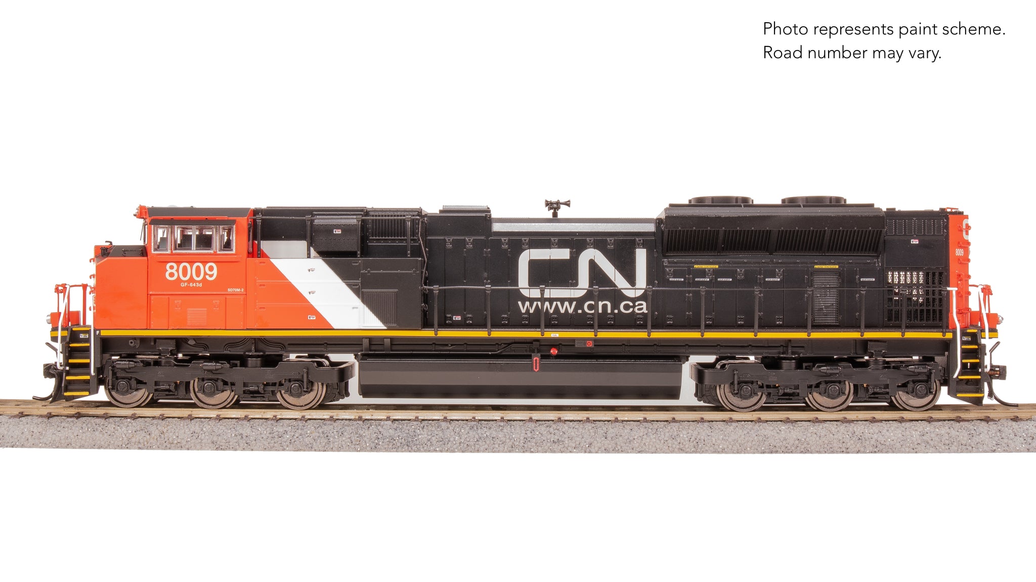 8675 EMD SD70M-2, CN 8016, Website Scheme, Paragon4 Sound/DC/DCC, w/ S
