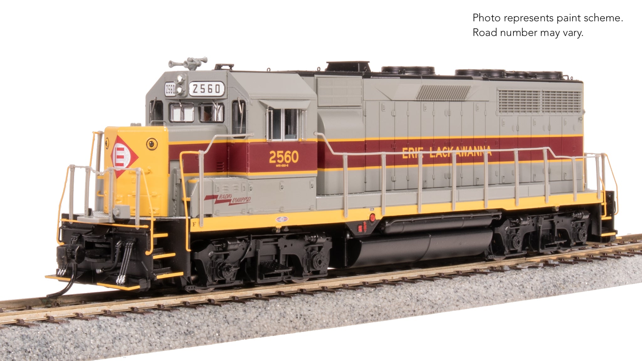 8923 EMD GP35, EL 2560, Gray/Maroon/Yellow, Paragon4 Sound/DCC/DC, HO