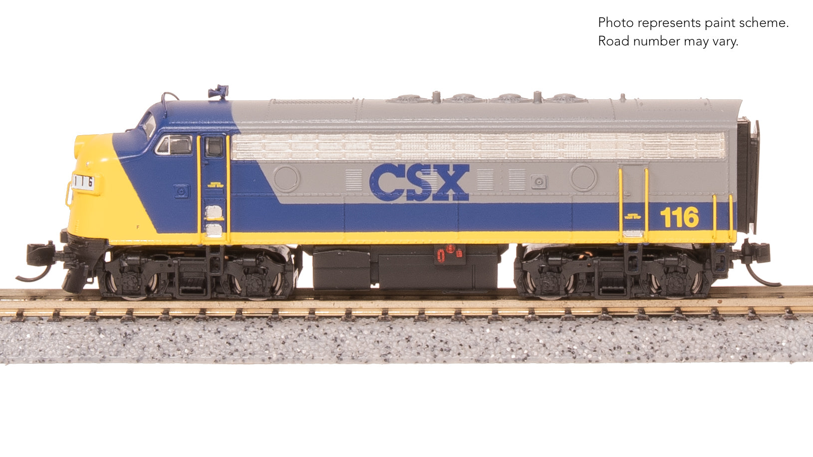 9263 EMD F7A, CSX 116, YN2 Paint, Paragon4 Sound/DC/DCC, N (Hobbytyme