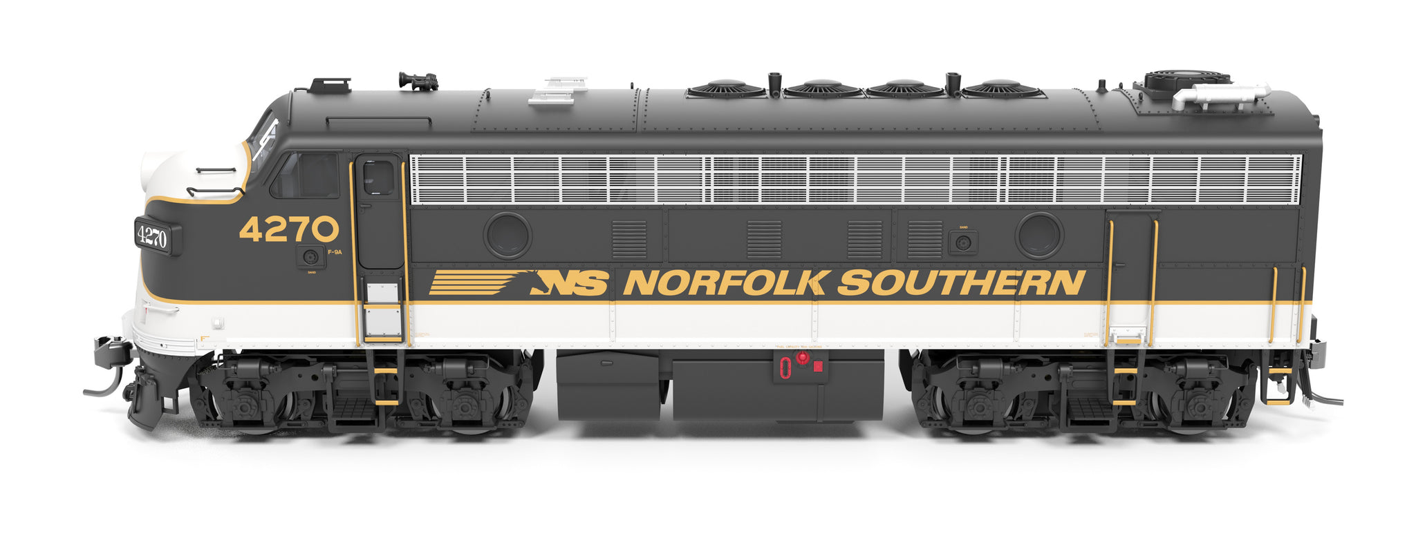 9704 EMD F9A, NS 4271, Tuxedo Scheme, No-Sound / DCC-Ready, HO