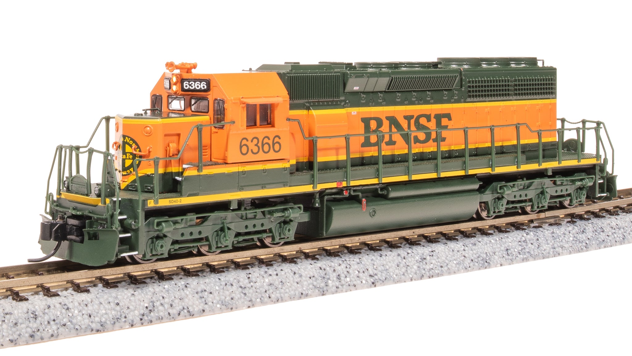 9952 EMD SD40-2, BNSF 6366, Heritage I, No-Sound / DCC-Ready, N