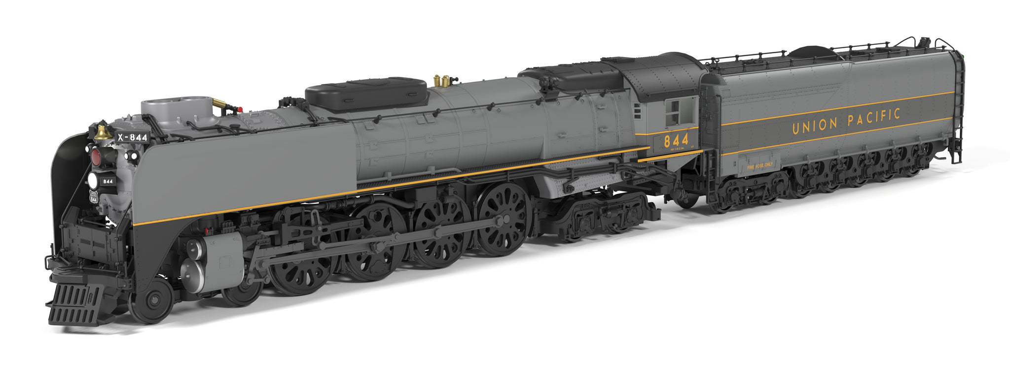 10207 Union Pacific 4 8 4 Class Fef 3 844 Greyhound 1989 1991 App