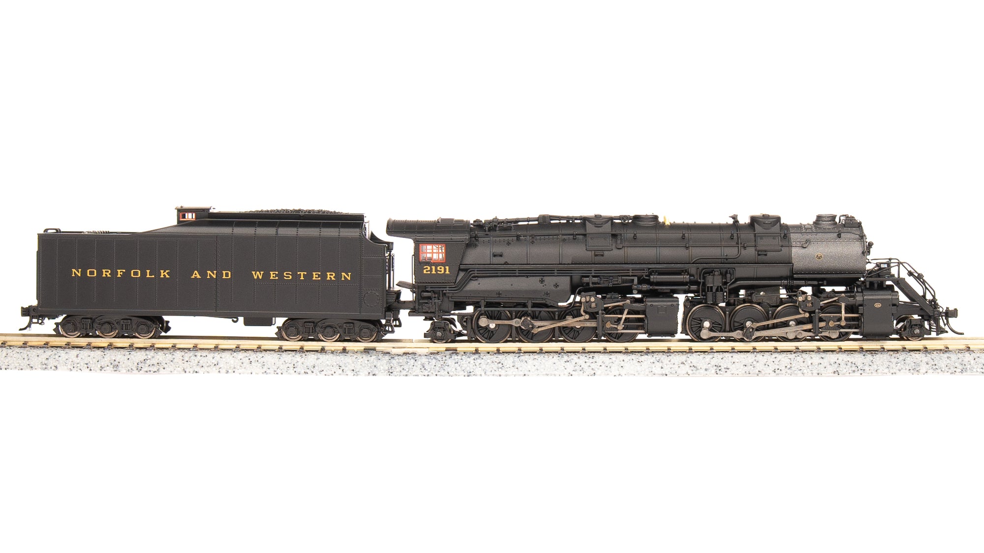 7224 N&W Y6b 2-8-8-2, #2200, 22I tender, Paragon4 Sound/DC/DCC, N