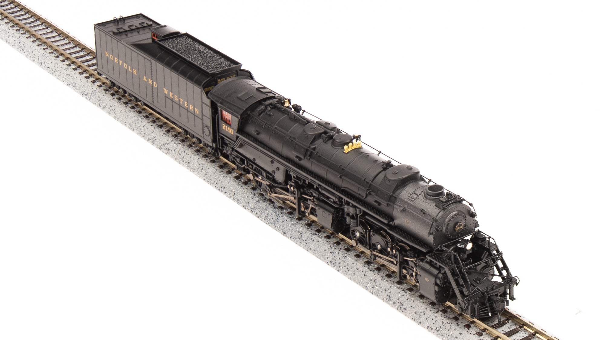 7224 N&W Y6b 2-8-8-2, #2200, 22I tender, Paragon4 Sound/DC/DCC, N