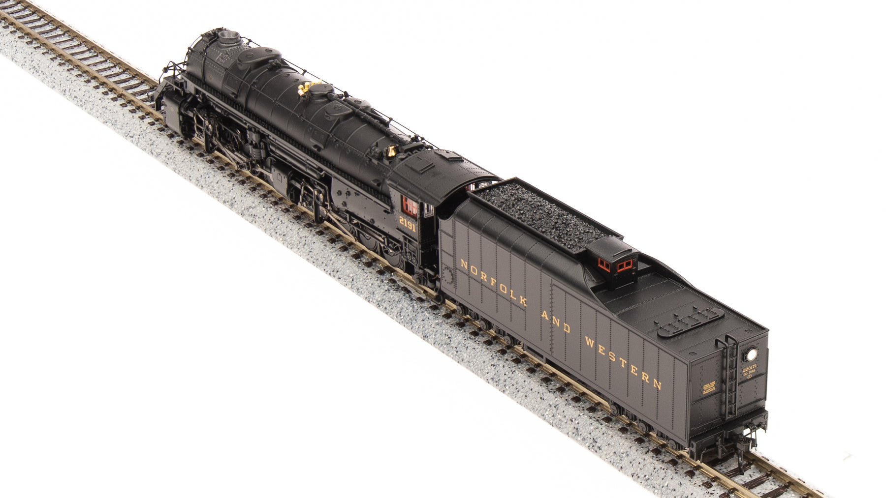 7224 N&W Y6b 2-8-8-2, #2200, 22I tender, Paragon4 Sound/DC/DCC, N