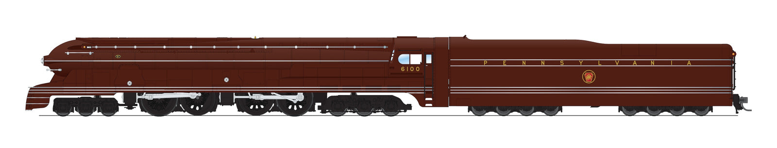 4378 PRR S1 6-4-4-6 Duplex, #6100, Tuscan Red Fantasy Paint, Paragon4
