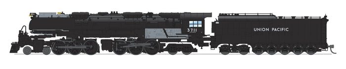 6983 UP Challenger 4-6-6-4, #3714, Black & Graphite, Oil Tender, w/ wi