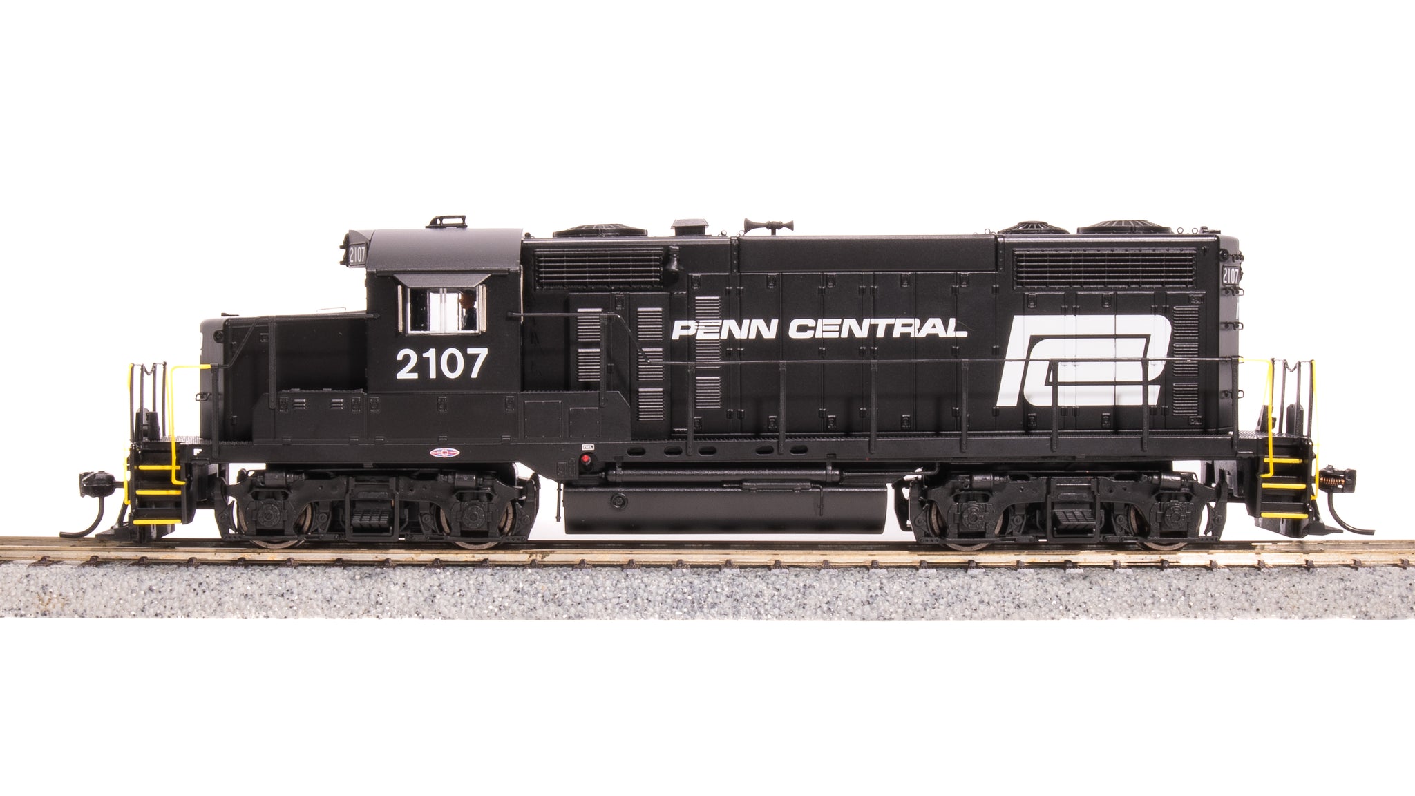 7458 EMD GP20, PC 2107, Black w/ White, Paragon4 Sound/DC/DCC, HO