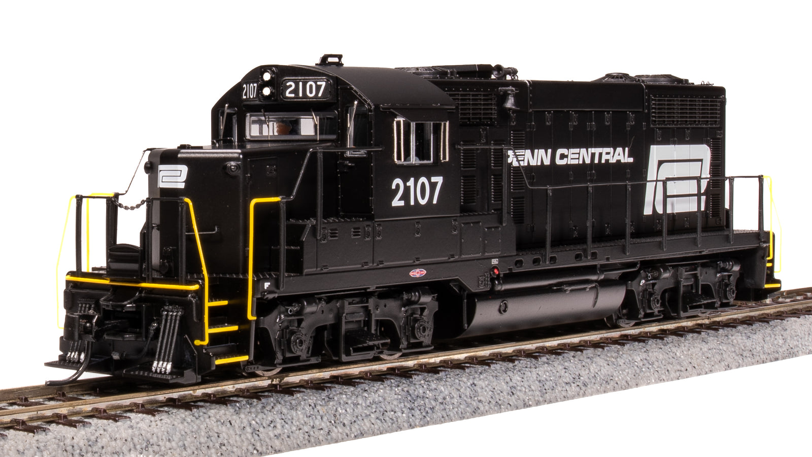 7458 EMD GP20, PC 2107, Black w/ White, Paragon4 Sound/DC/DCC, HO