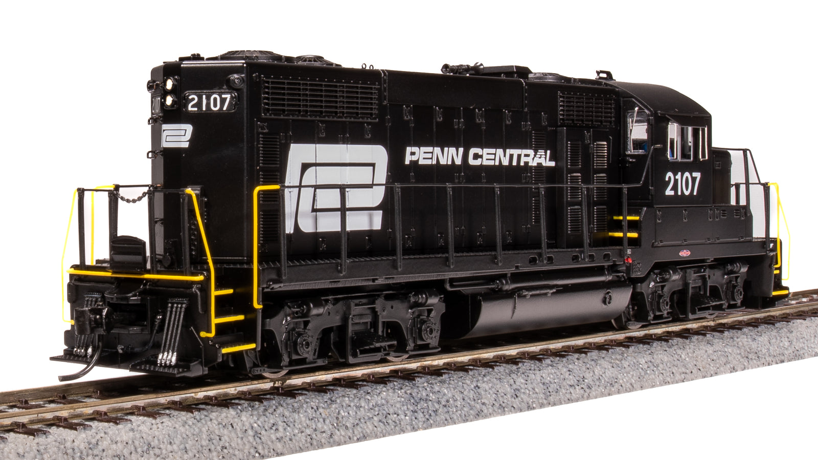7458 EMD GP20, PC 2107, Black w/ White, Paragon4 Sound/DC/DCC, HO
