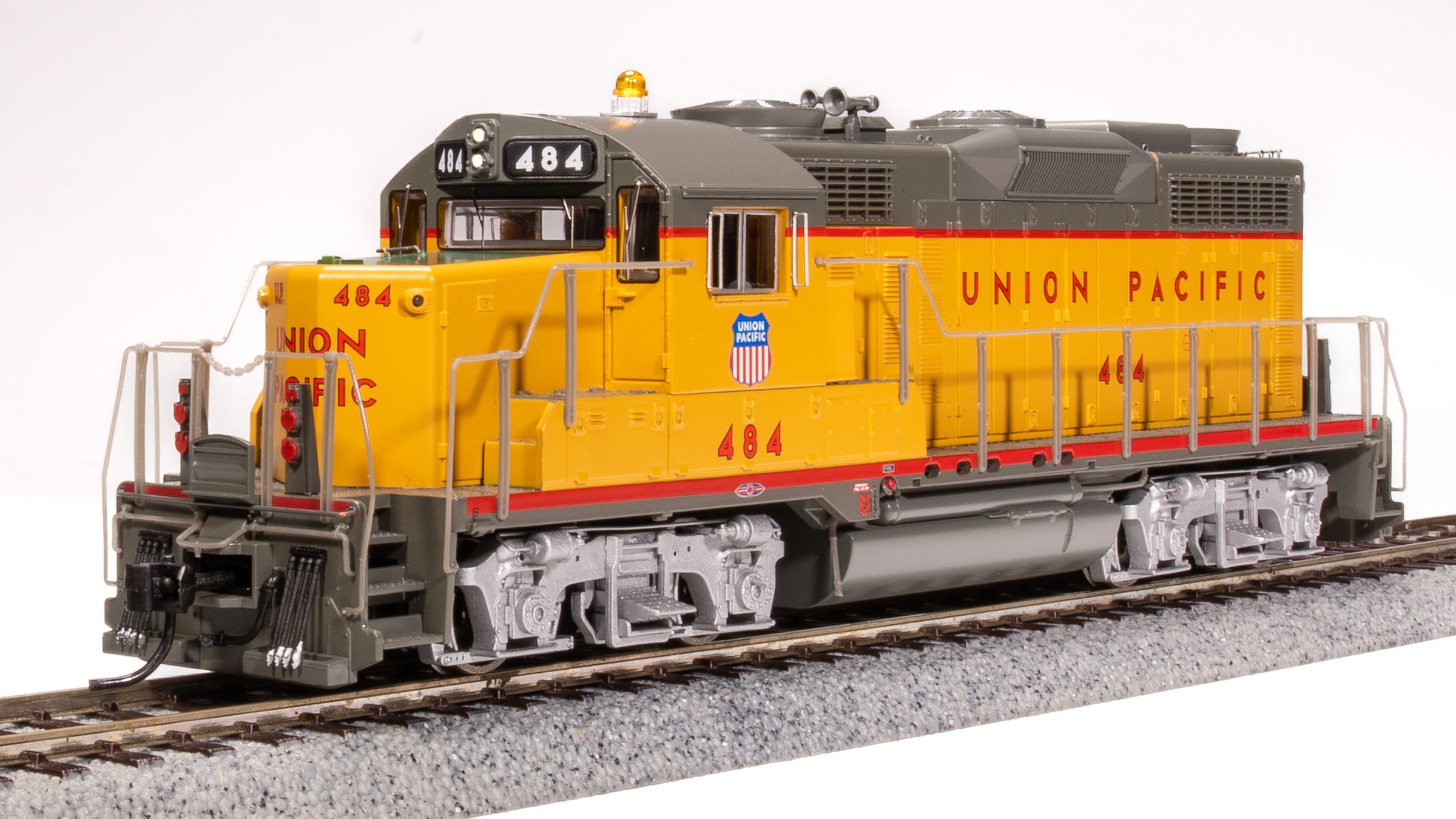 7467 EMD GP20, UP 487, Shield on Cab Side, Paragon4 Sound/DC/DCC, HO