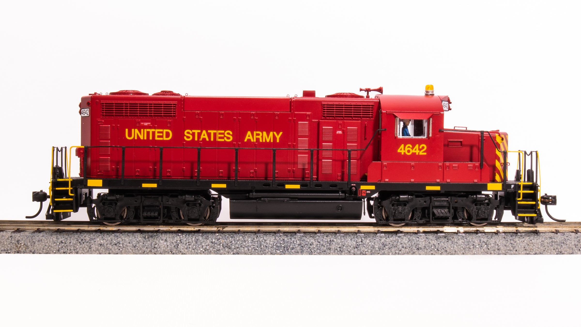 7468 EMD GP20, USAX 4642, Red w/ Yellow, Paragon4 Sound/DC/DCC, HO