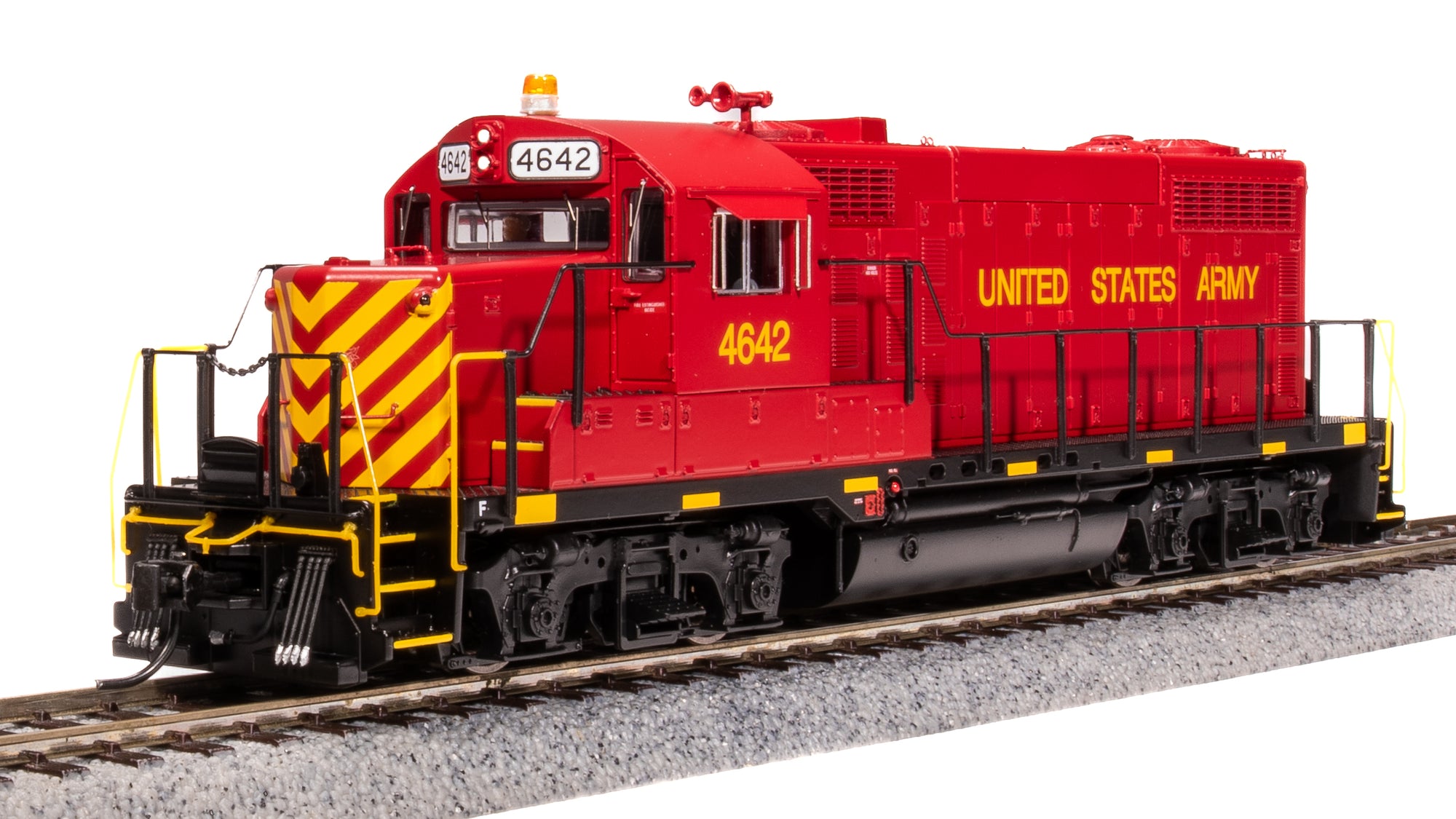 7468 EMD GP20, USAX 4642, Red w/ Yellow, Paragon4 Sound/DC/DCC, HO