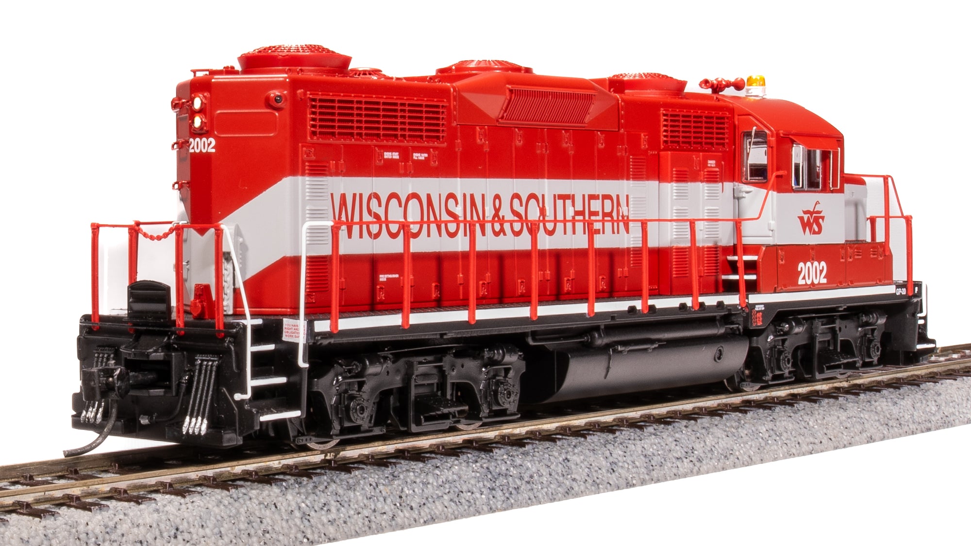 7470 EMD GP20, WSOR 2002, Red and Gray, Paragon4 Sound/DC/DCC, HO
