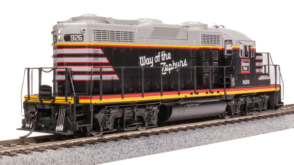 7474 EMD GP20, CBQ 926, Blackbird Scheme, Paragon4 Sound/DC/DCC, HO (F