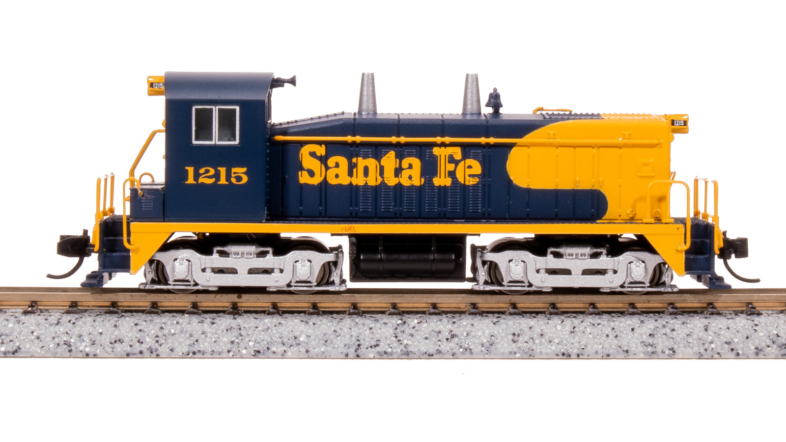 7480 EMD NW2, ATSF 1215, Yellow Bonnet, Paragon4 Sound/DC/DCC, N