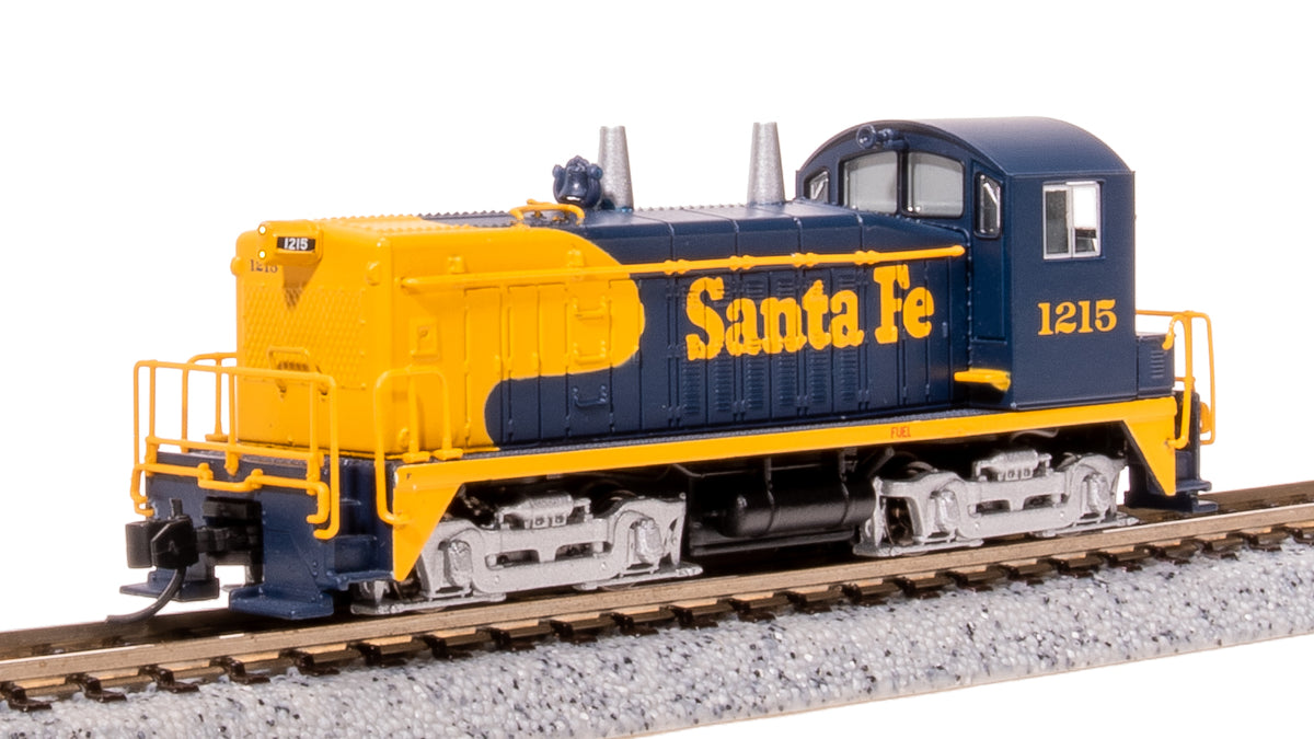 7481 EMD NW2, ATSF 1217, Yellow Bonnet, Paragon4 Sound/DC/DCC, N