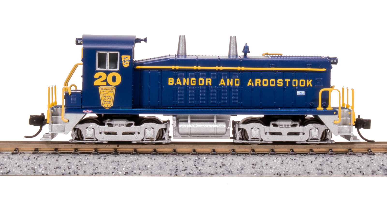 7484 EMD NW2, BAR 20, Blue w/ Yellow, Paragon4 Sound/DC/DCC, N