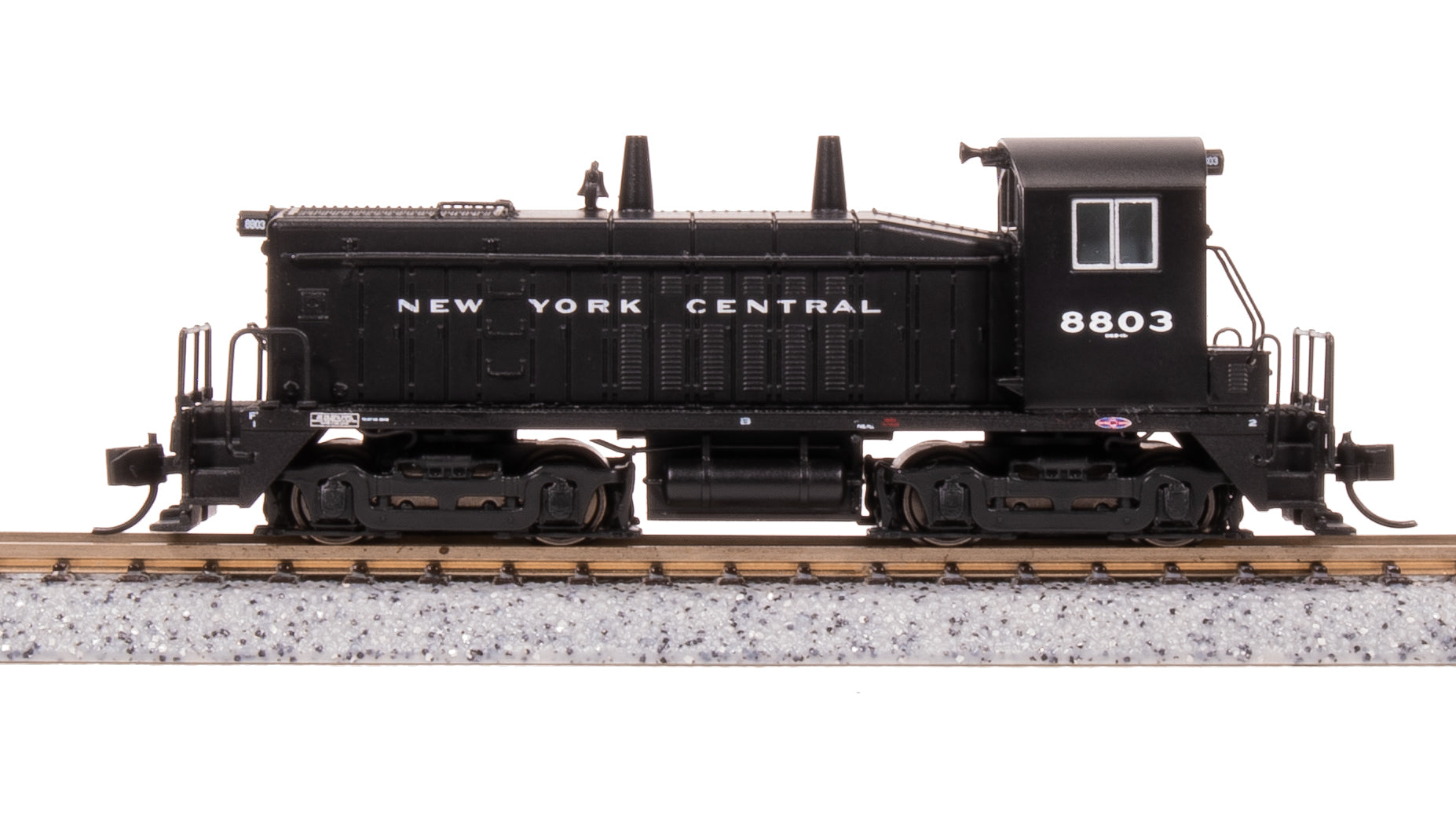 7497 EMD NW2, NYC 8809, Black w/ White, Paragon4 Sound/DC/DCC, N