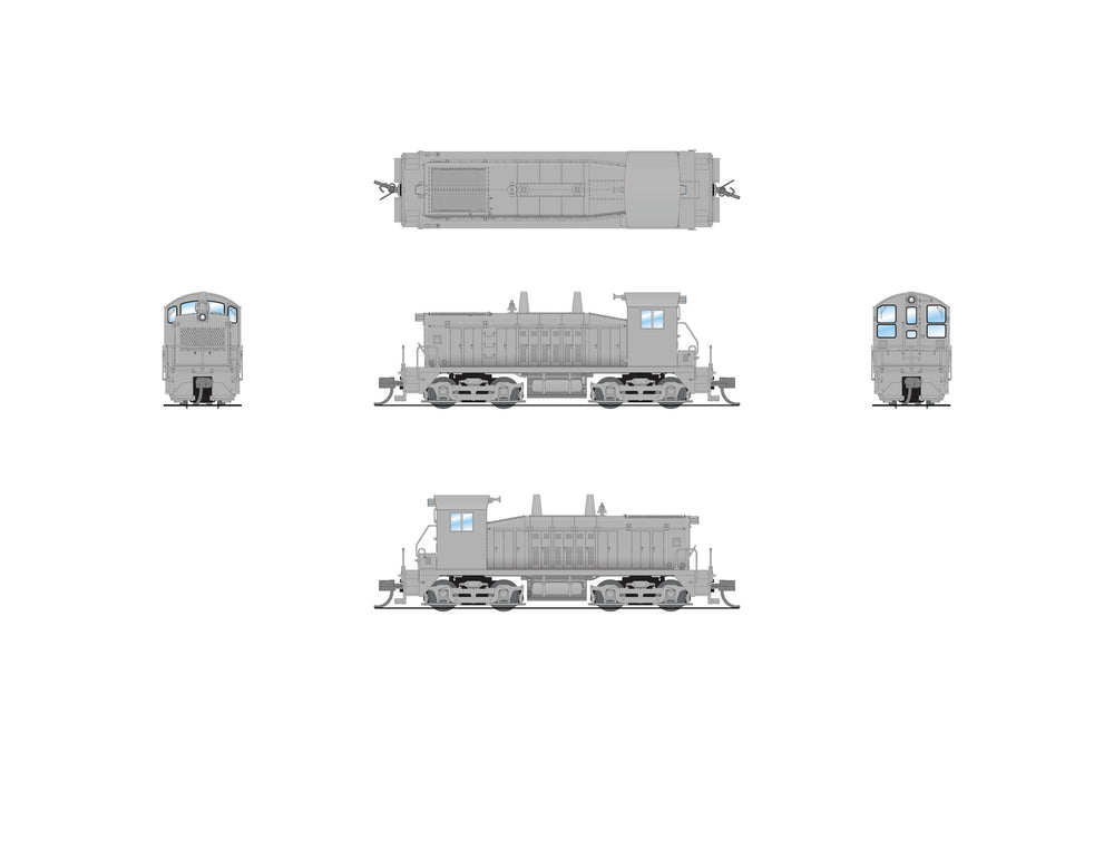 7502 EMD NW2, Unpainted , Paragon4 Sound/DC/DCC, N