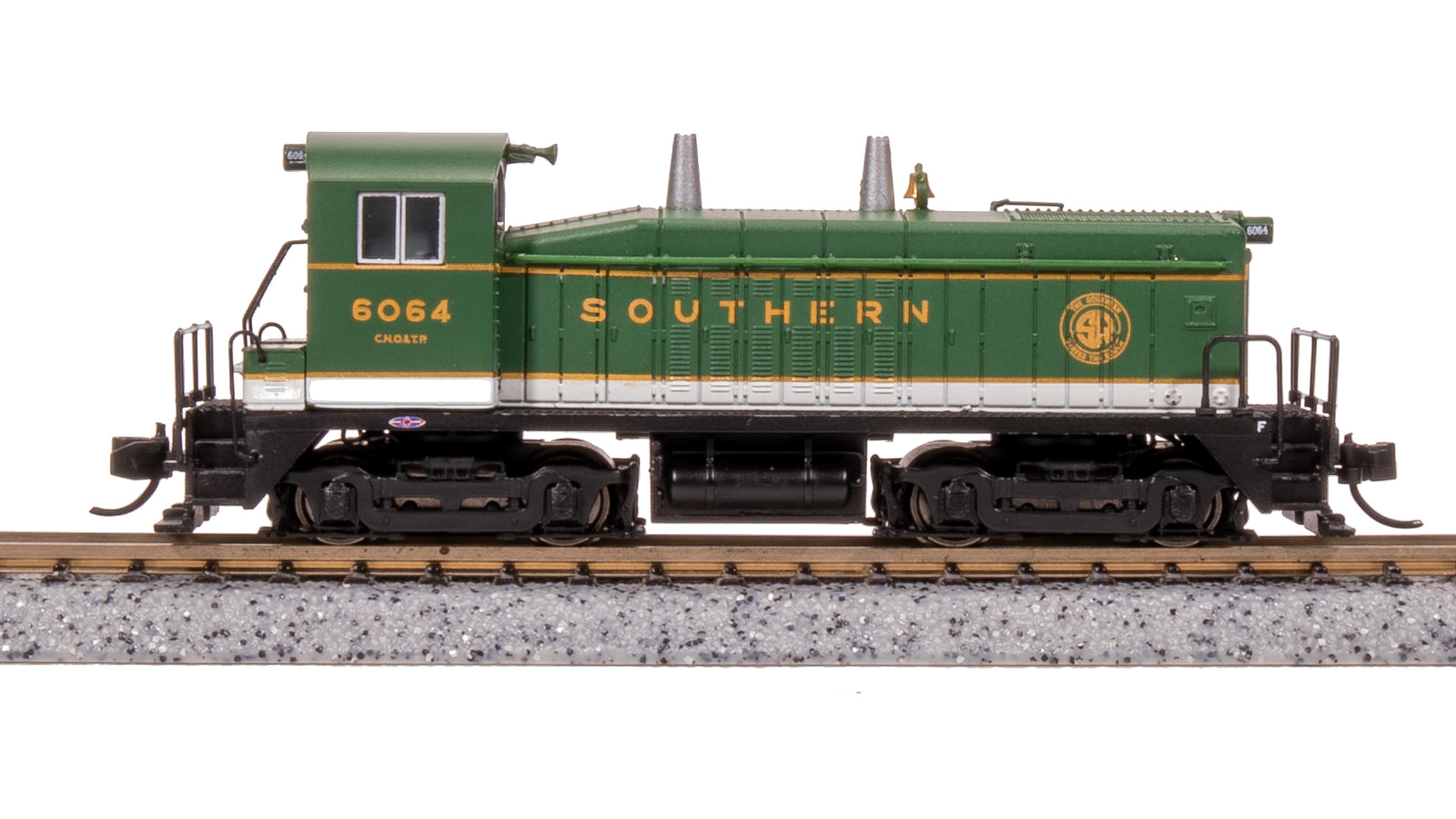 7523 EMD SW7, SOU 6073, As-Delivered Green, Paragon4 Sound/DC/DCC, N