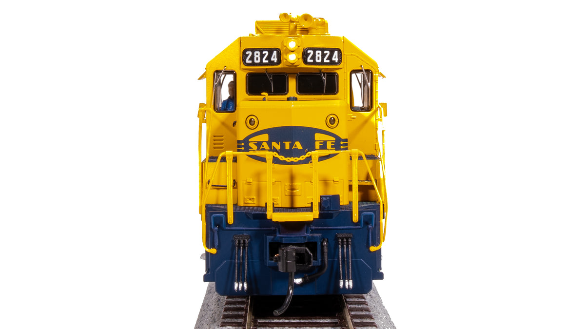 7530 EMD GP35, ATSF 2824, Blue Warbonnet, Paragon4 Sound/DC/DCC, HO (G