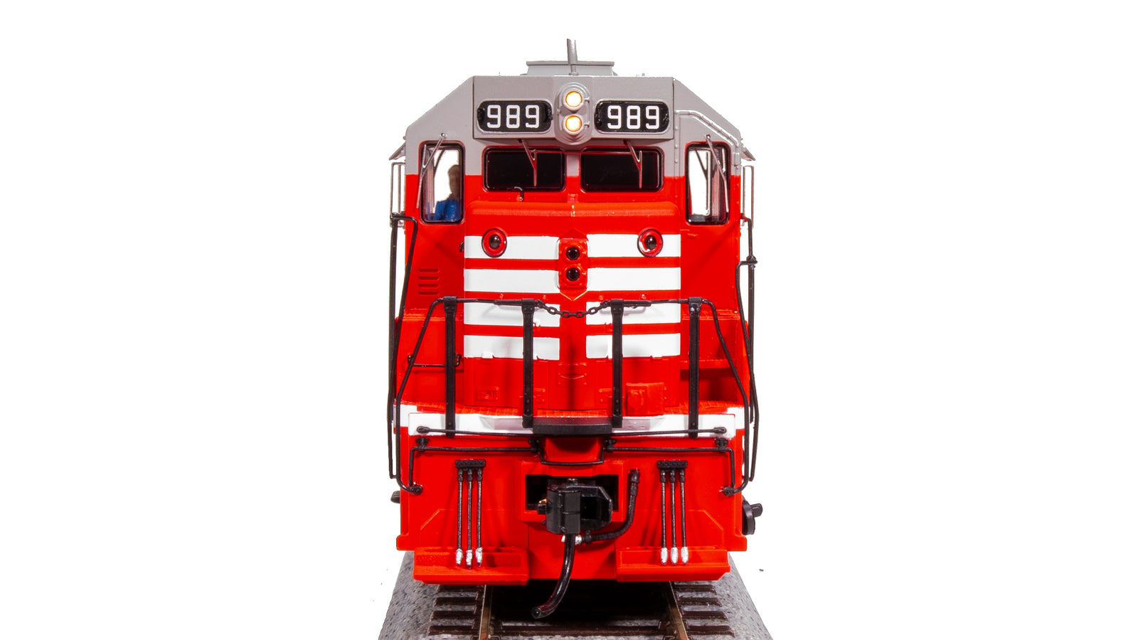 7534 EMD GP35, CBQ 989, Chinese Red, Paragon4 Sound/DC/DCC, HO