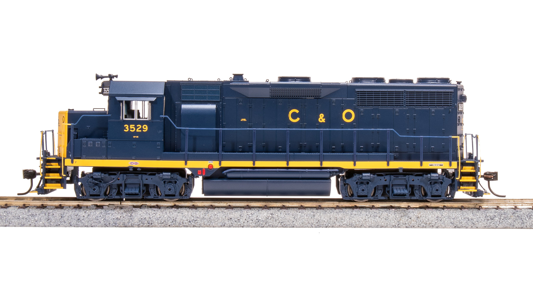 7537 EMD GP35, C&O 3538, "C&O" w/ Yellow Nose, Paragon4 Sound/DC/DCC,
