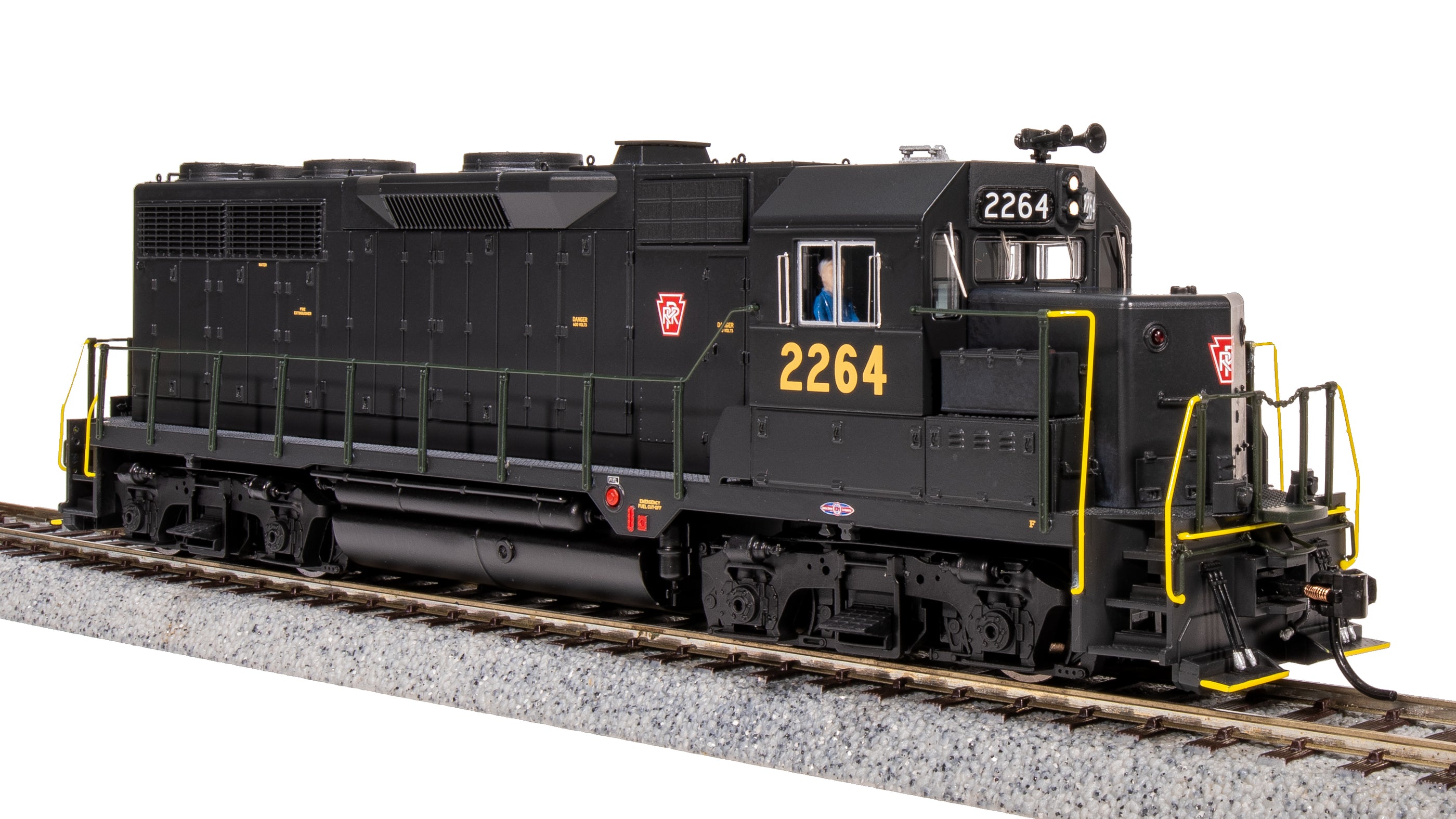 7542 EMD GP35, PRR 2264, w/ Red Keystone Scheme, Paragon4 Sound/DC/DCC