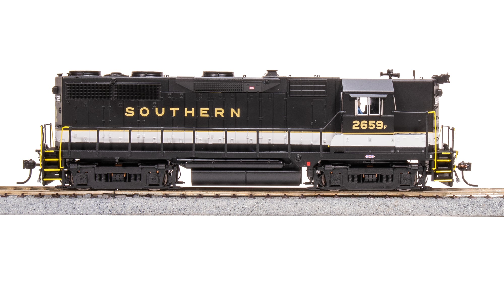 7544 EMD GP35, SOU 2659, Tuxedo Scheme, Paragon4 Sound/DC/DCC, HO