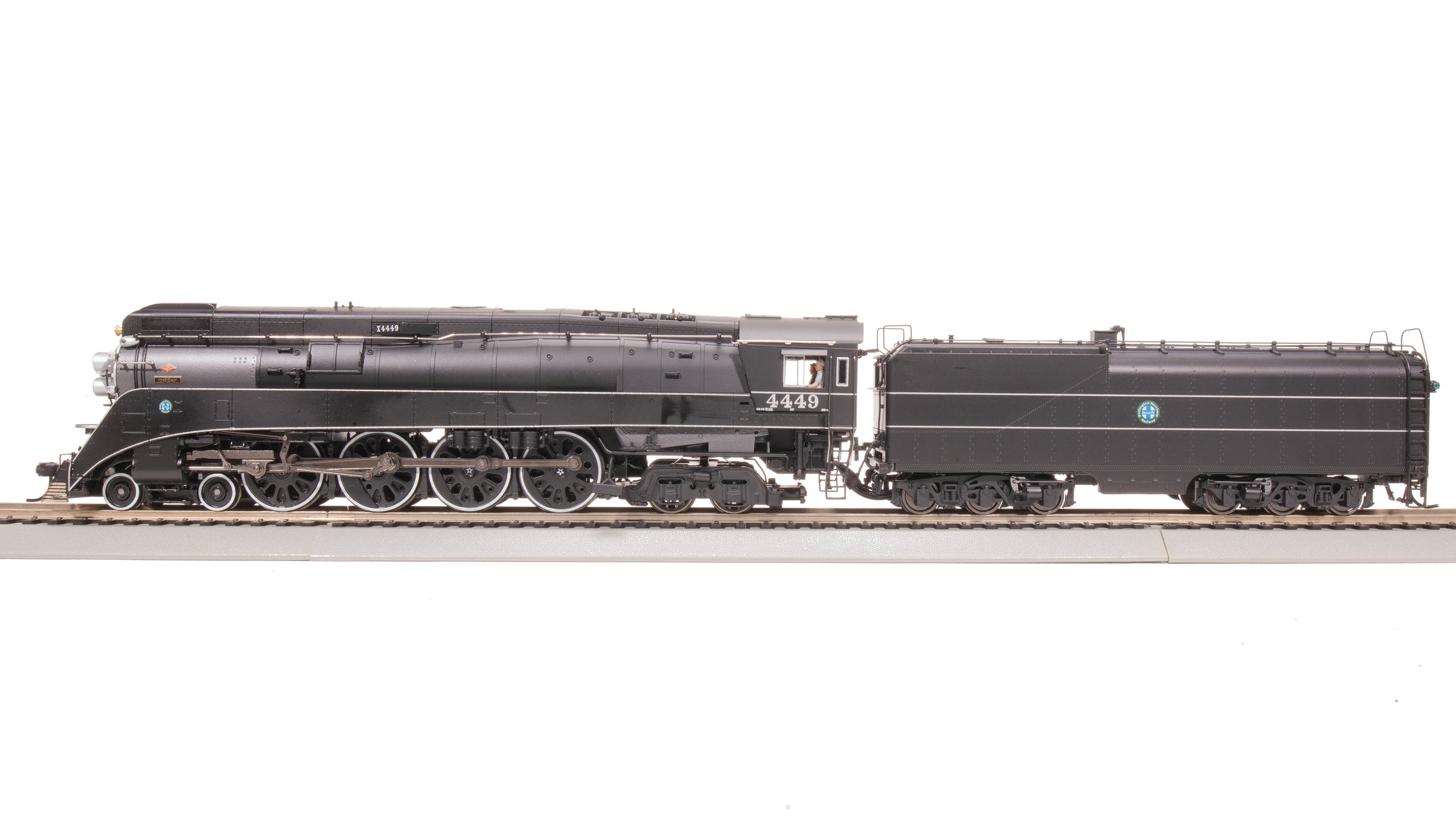 7621 Southern Pacific GS-4, #4449, BNSF Excursion, Black, Paragon4 Sou