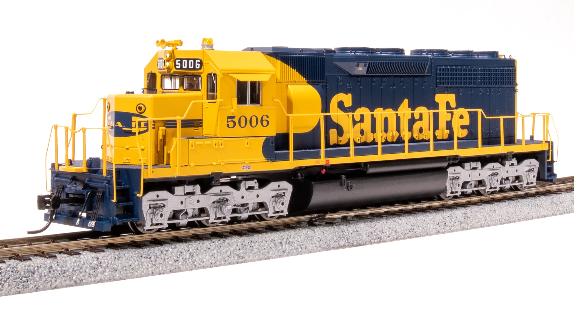 7630 EMD SD40, ATSF 5006, Blue/Yellow Warbonnet, Paragon4 Sound/DC/DCC
