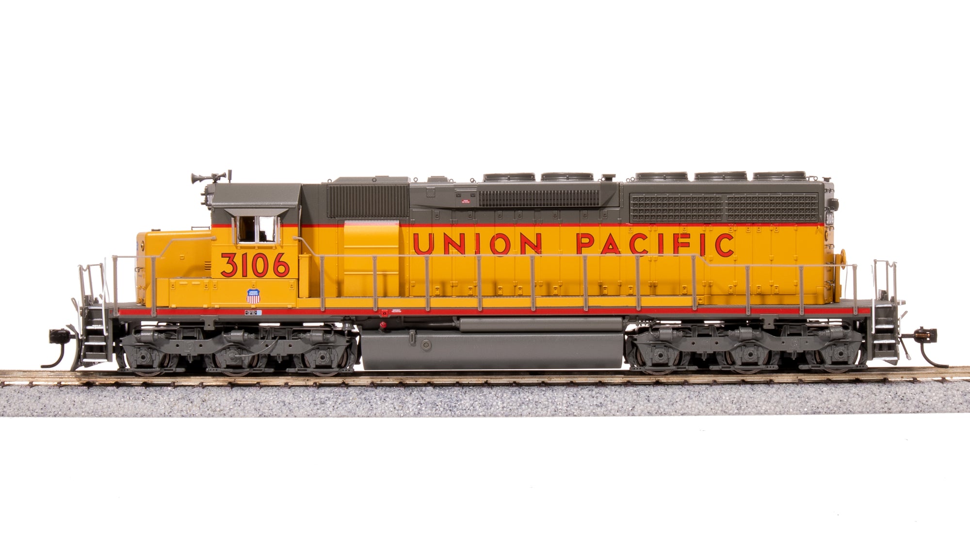7648 EMD SD40, UP 3106, Yellow & Gray, Paragon4 Sound/DC/DCC, HO