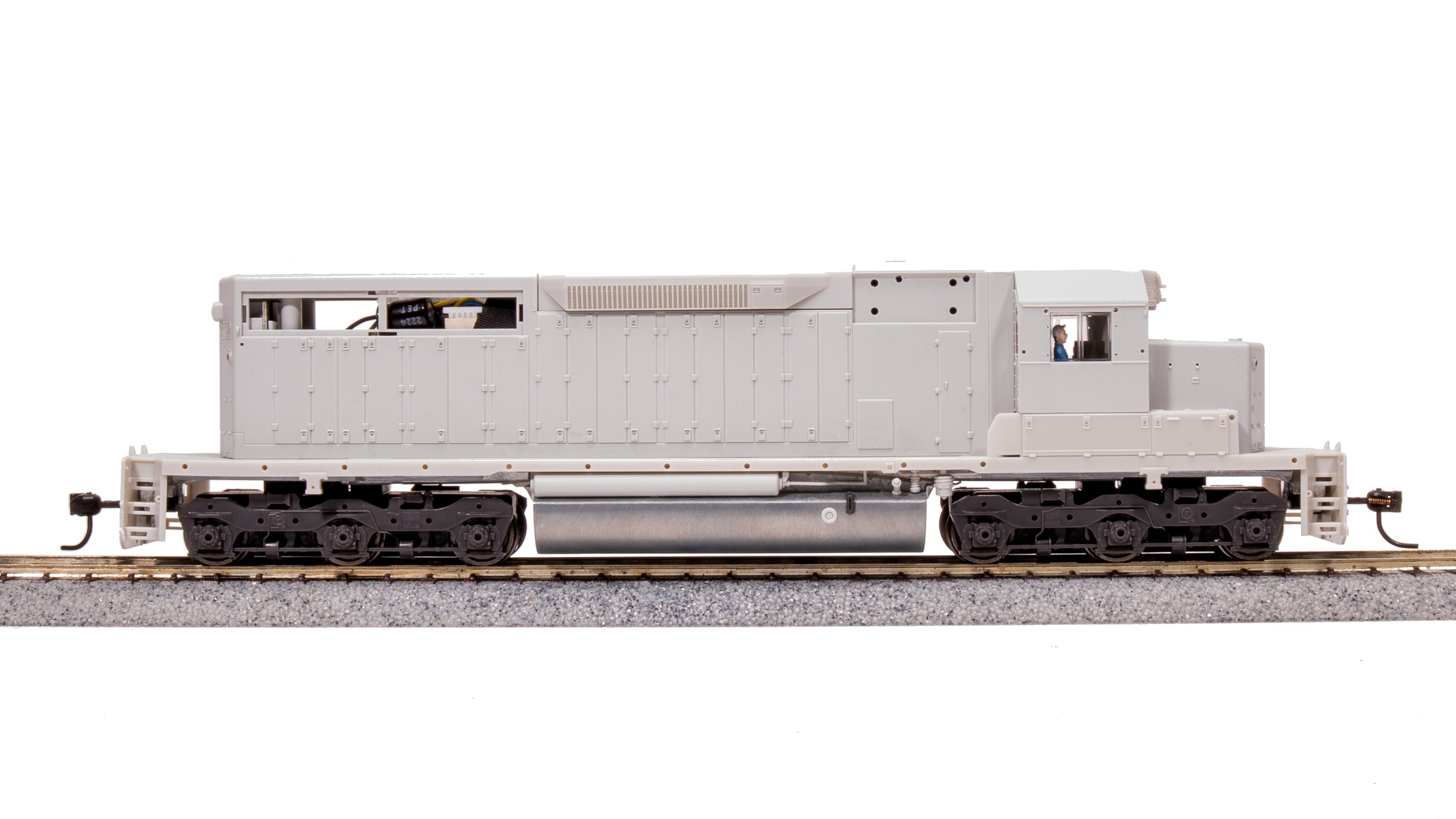 7650 EMD SD40, Unpainted, C&O Details, Paragon4 Sound/DC/DCC, HO