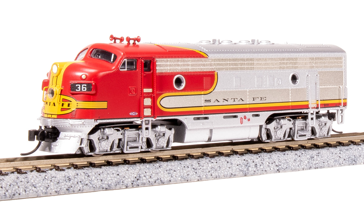 7728 EMD F3A, ATSF 36C, Warbonnet, Paragon4 Sound/DC/DCC, N