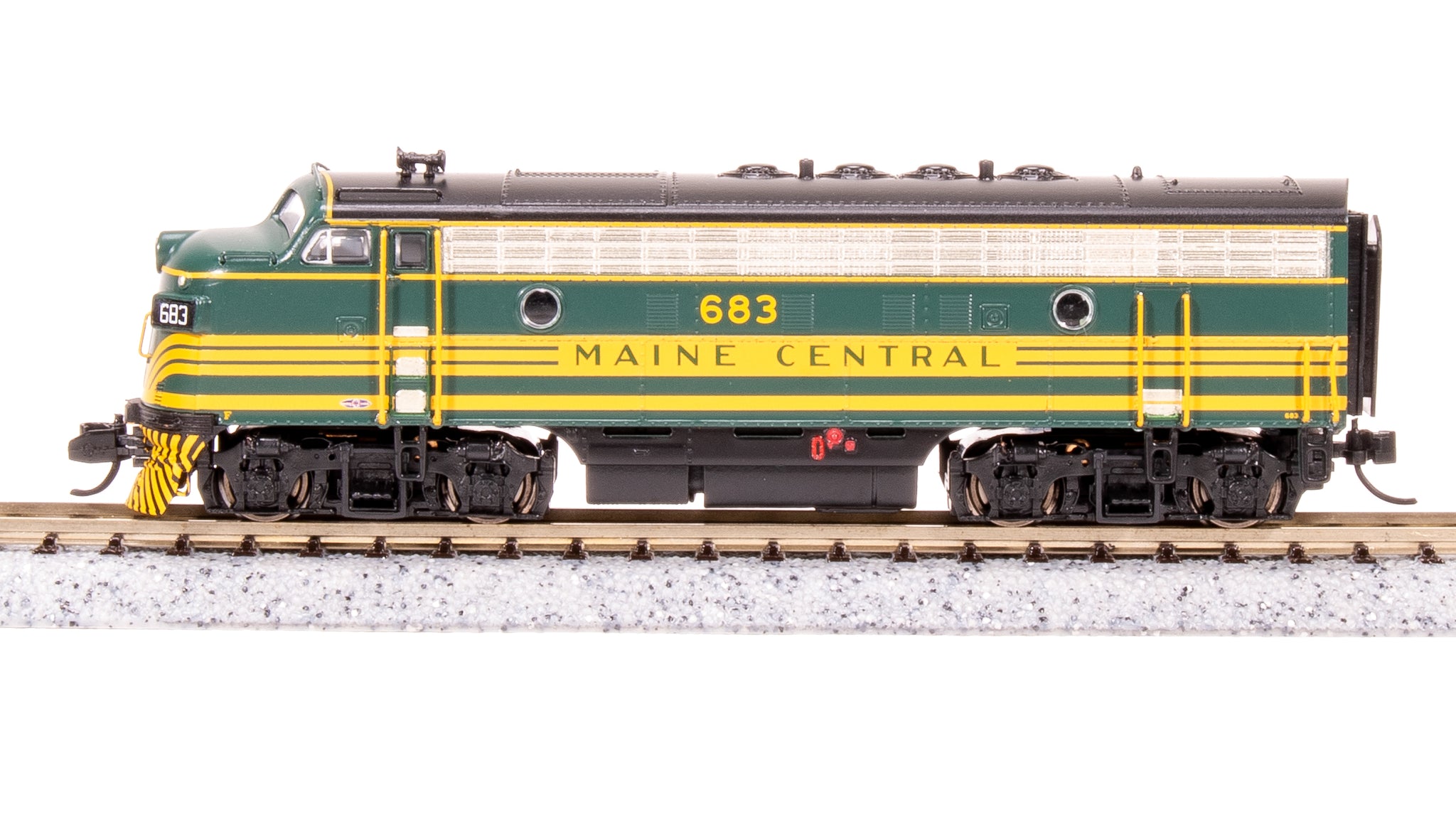 7734 EMD F3A, MEC 686, Green & Gold, Paragon4 Sound/DC/DCC, N