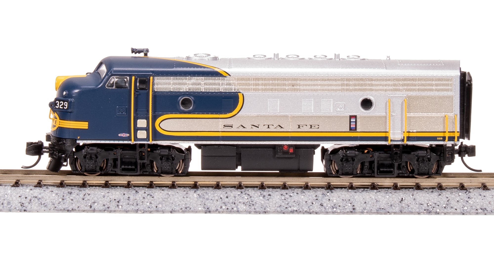 7750 EMD F7 AB, ATSF 329/341A, Bluebonnet, A-unit Paragon4 Sound/DC/DC