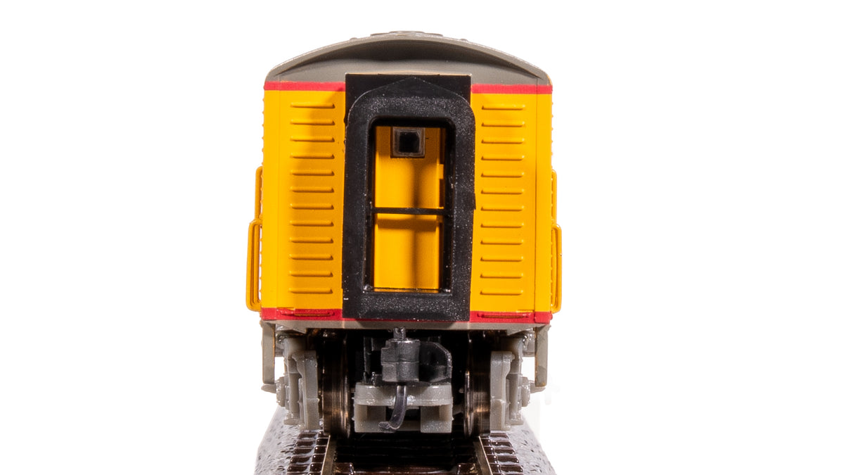 7762 EMD F7 AB, UP 1472/1472C, Yellow & Gray, A-unit Paragon4 Sound/DC