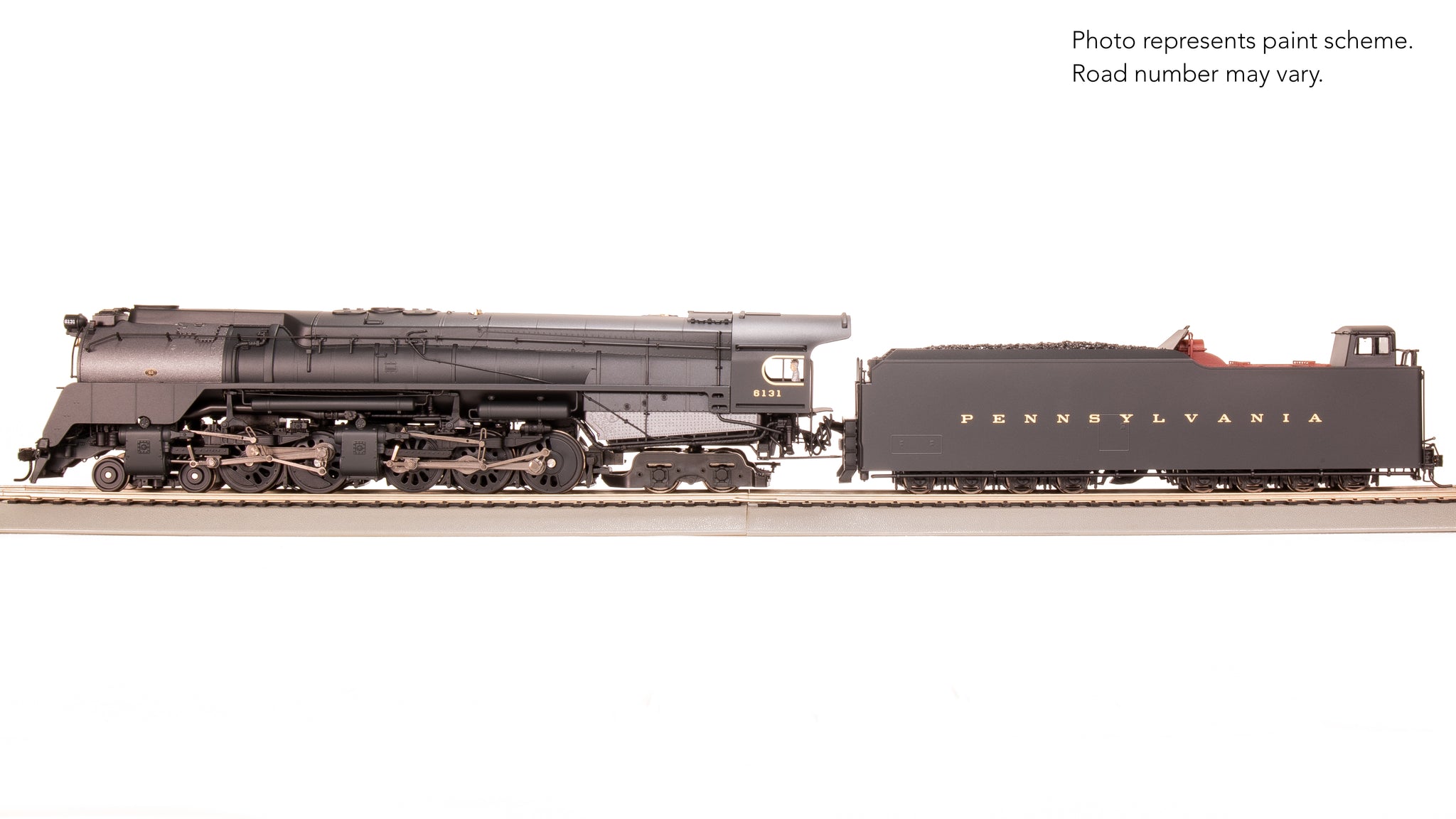 7800 PRR Q2 Duplex, 4-4-6-4, #6131, Prototype Version, 18,000 gallon t