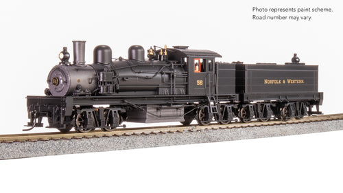 7816 Class D 4-truck Shay, N&W 56, Paragon4 Sound/DC/DCC, Smoke, HO
