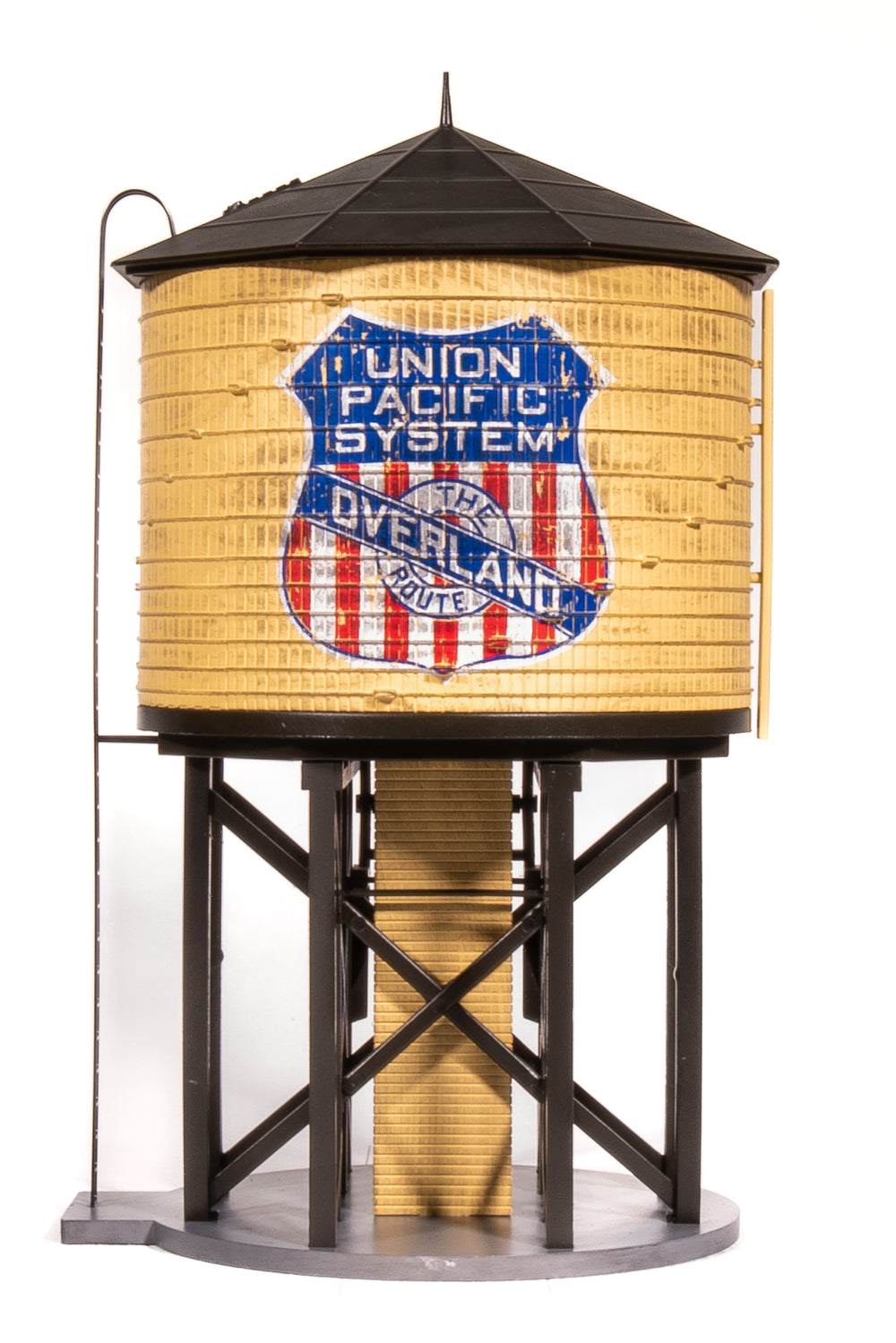 7924 Operating Water Tower w/ Sound, UP, Weathered, HO