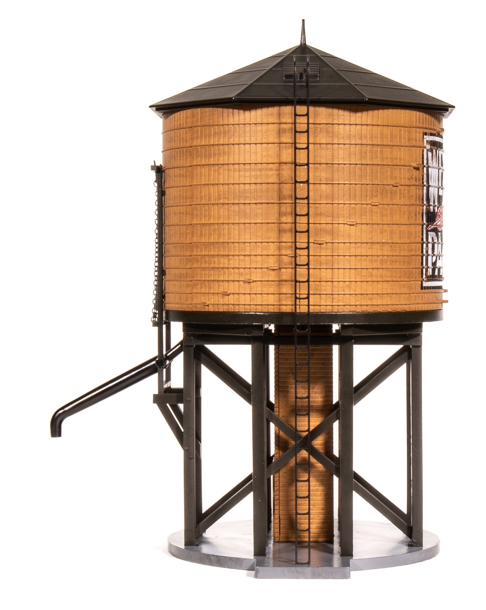 7925 Operating Water Tower w/ Sound, WP, Weathered, HO