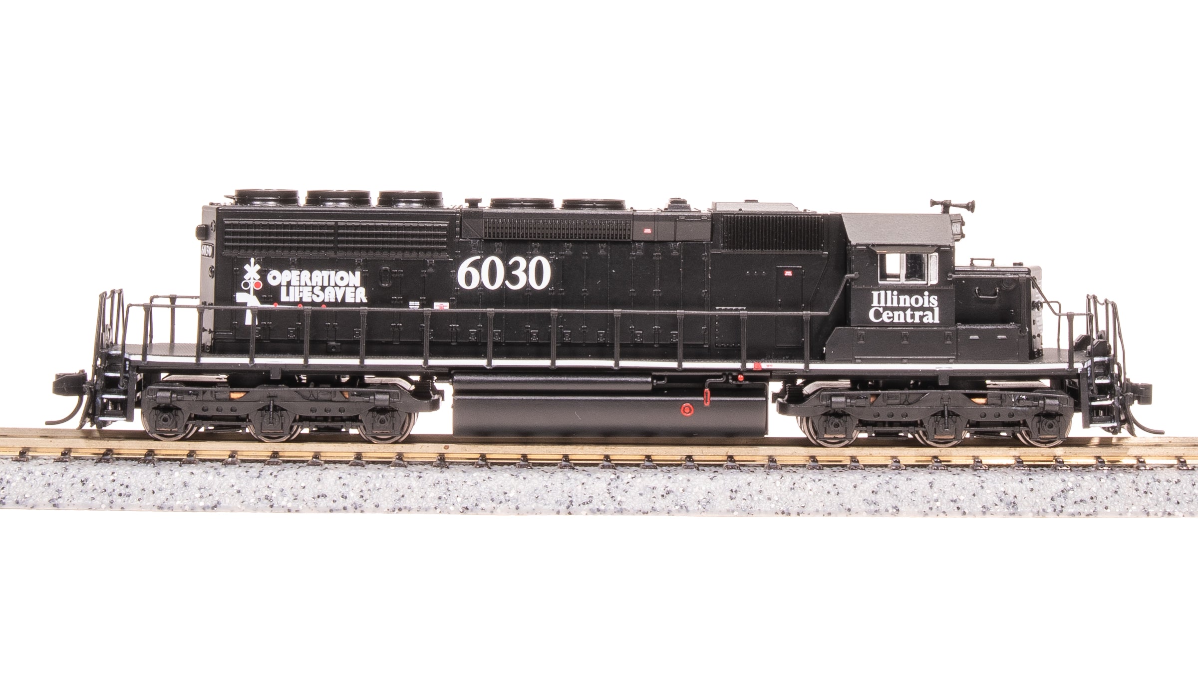 7962 EMD SD40-2, IC 6257, Black Operation Lifesaver, Paragon4 Sound/DC