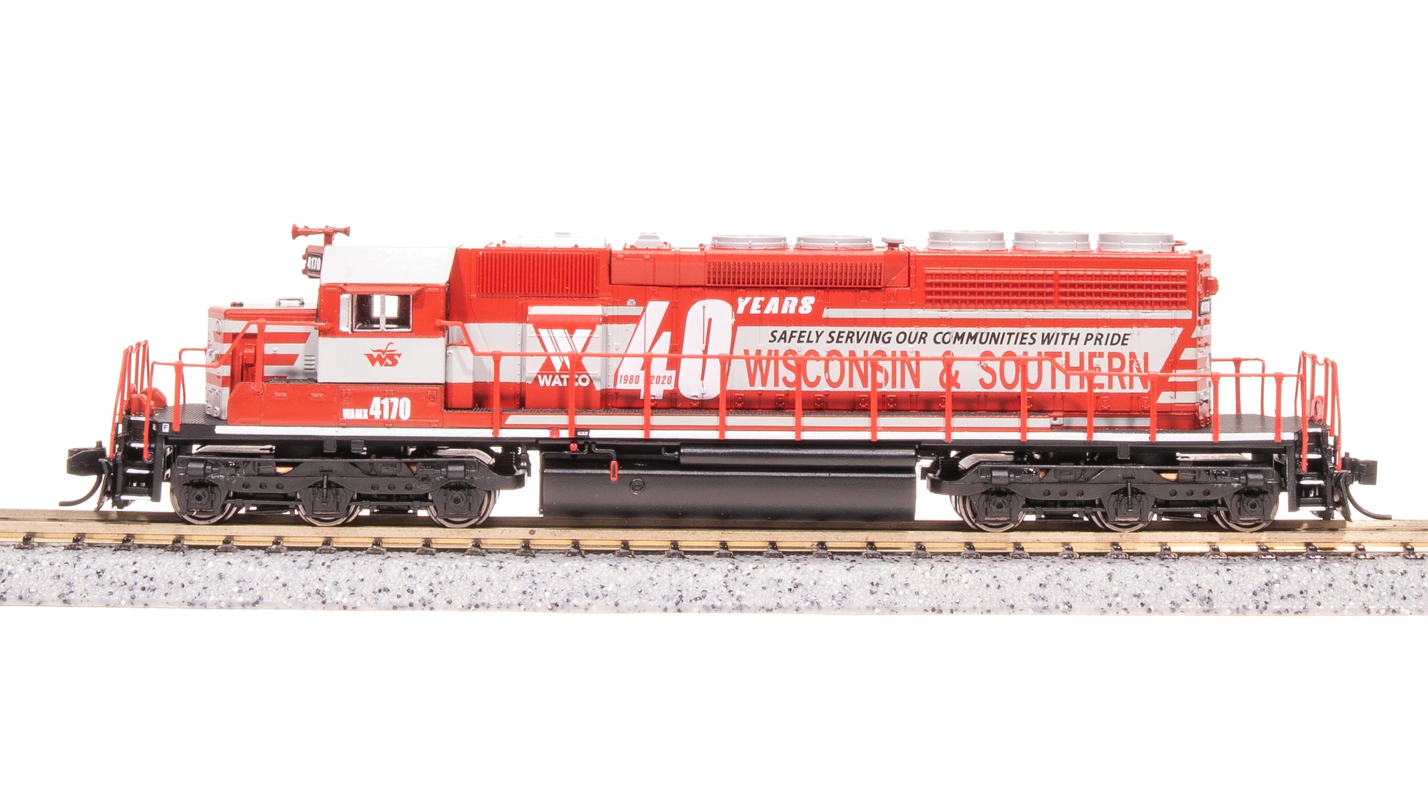 7969 EMD SD40-2, WSOR 4170, 40th Anniversary Engine, Paragon4 Sound/DC