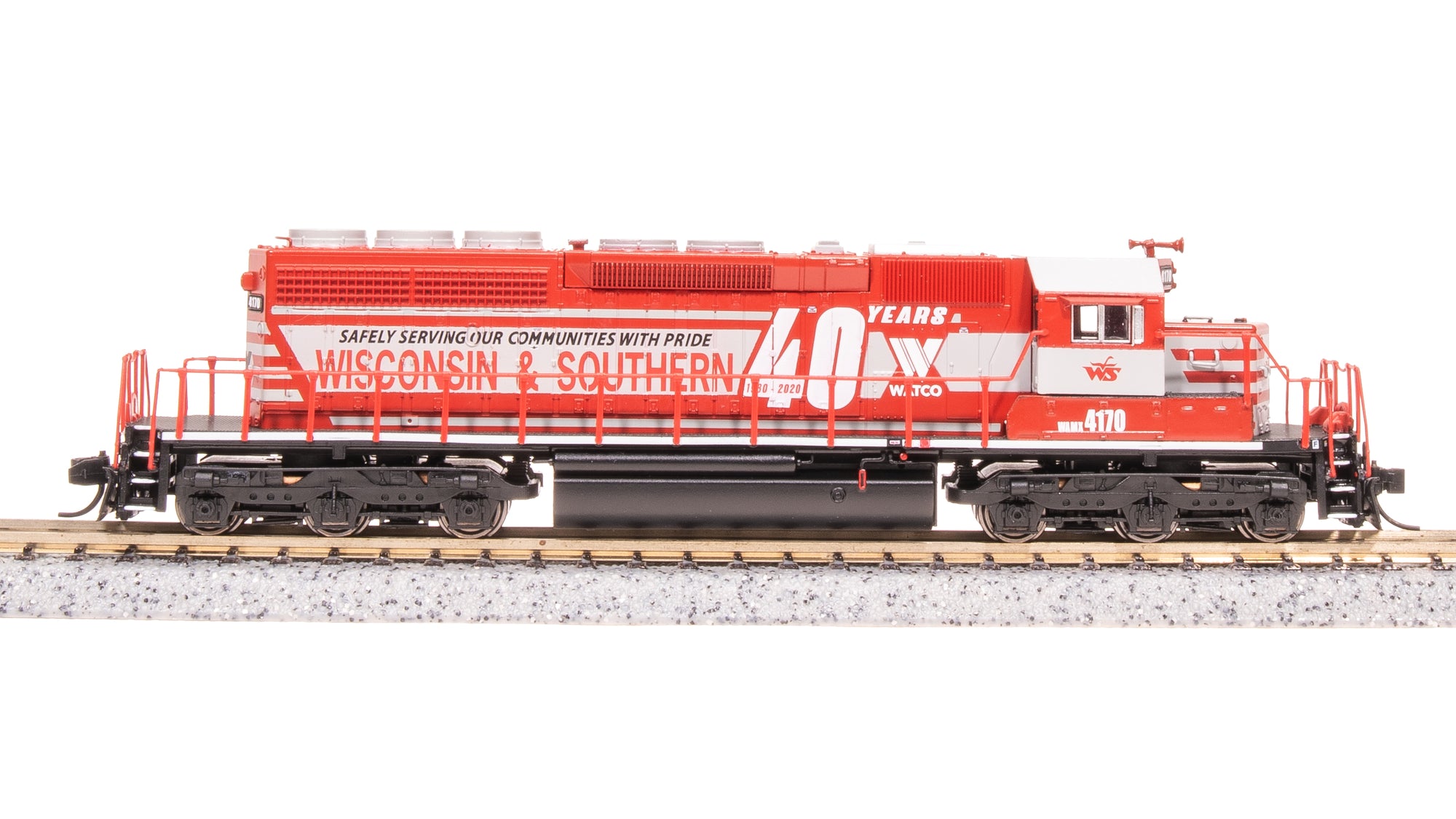 7969 EMD SD40-2, WSOR 4170, 40th Anniversary Engine, Paragon4 Sound/DC