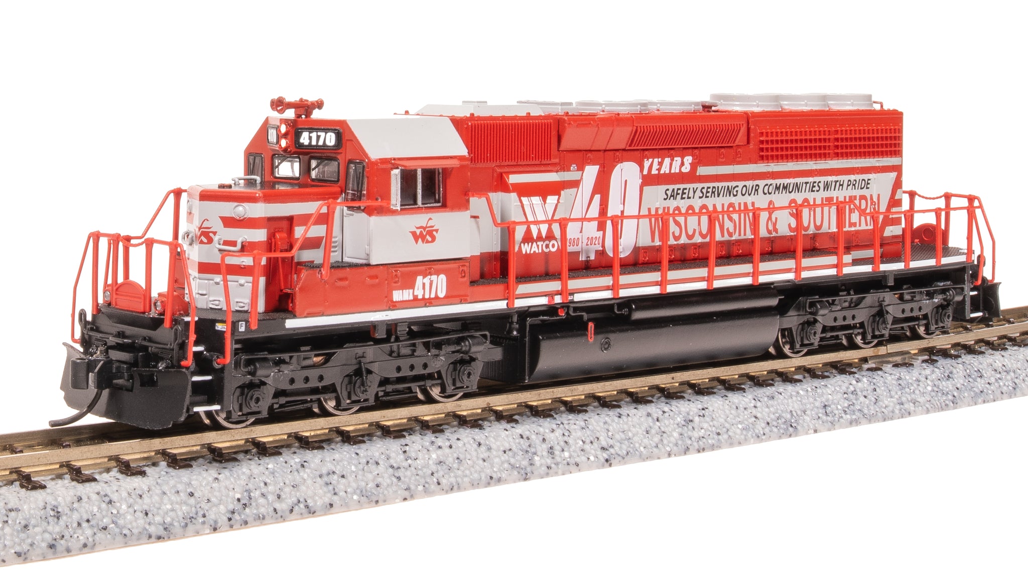 7969 EMD SD40-2, WSOR 4170, 40th Anniversary Engine, Paragon4 Sound/DC