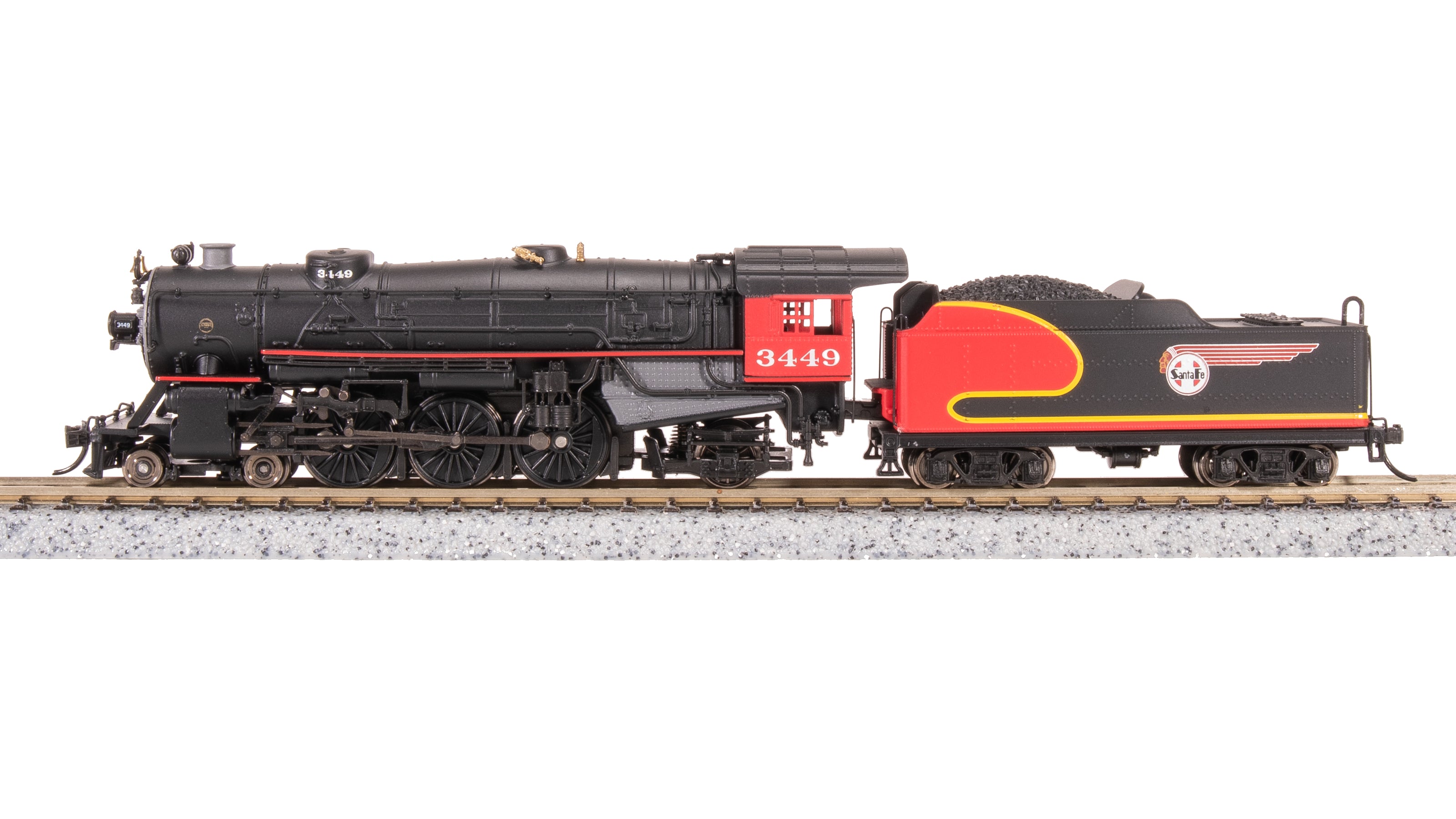7982 Heavy Pacific 4-6-2, ATSF 3449, Warbonnet Fantasy Scheme, Paragon