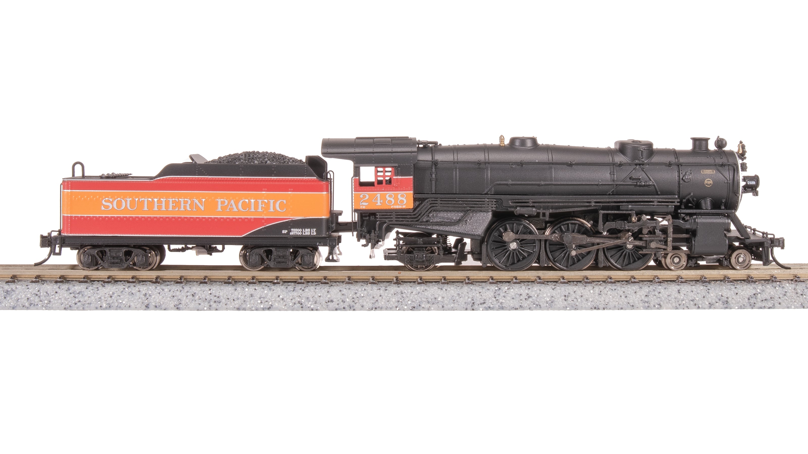 7990 Heavy Pacific 4-6-2, SP 2491, Daylight Fantasy Scheme, Paragon4 S