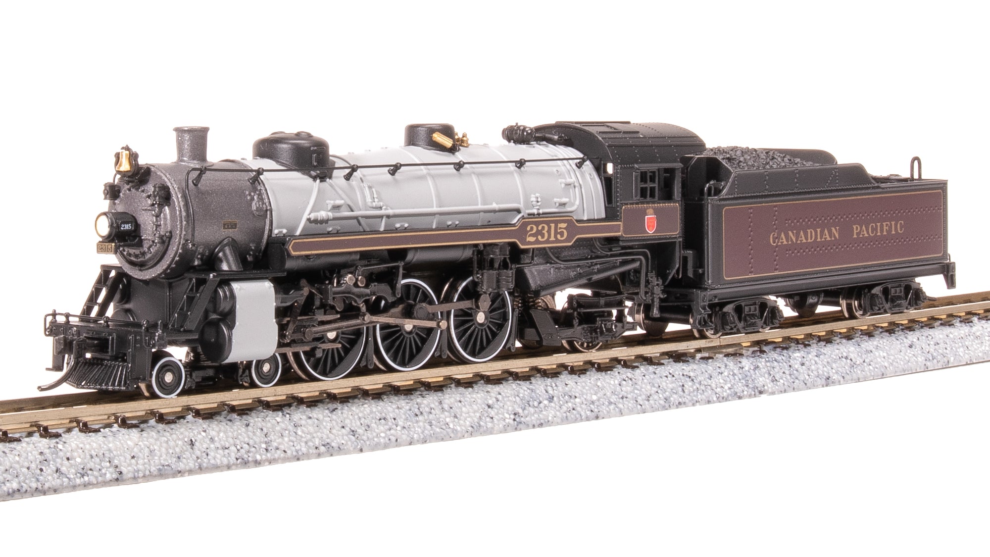 8002 Light Pacific 4-6-2, CP 2320, Maroon & Gray, Paragon4 Sound/DC/DC